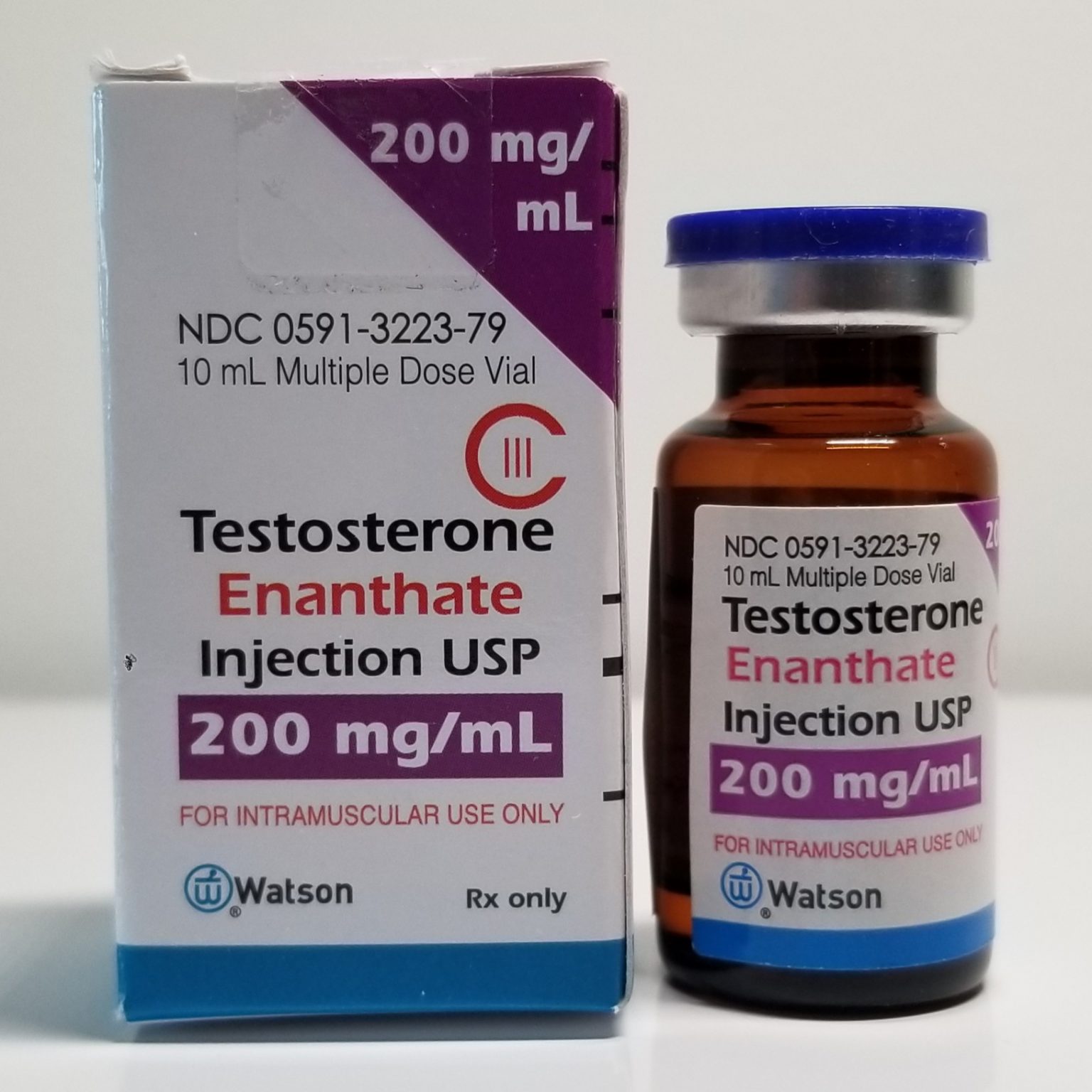 TESTOSTERONE ENANTHATE 200mg x 10ml *Watson* - fitness roids